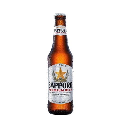 Sapporo Bottle Beer 330ml X 24 Bottles HK Beverages Spirits
