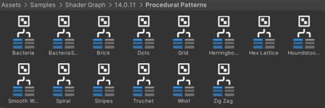 【unity】shader Graphのサンプル「procedural Patterns」を見てみる Nullexit