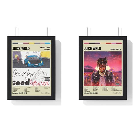 Juice Wrld Goodbye And Good Riddance Poster Poster Kingz