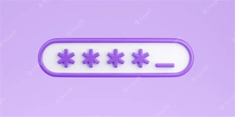 Premium Photo Locked Password Field 3d Render Input Box With