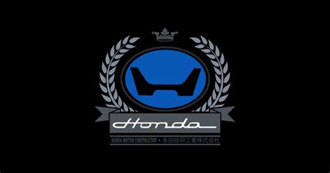 Honda Vintage Classic Honda Sticker Teepublic