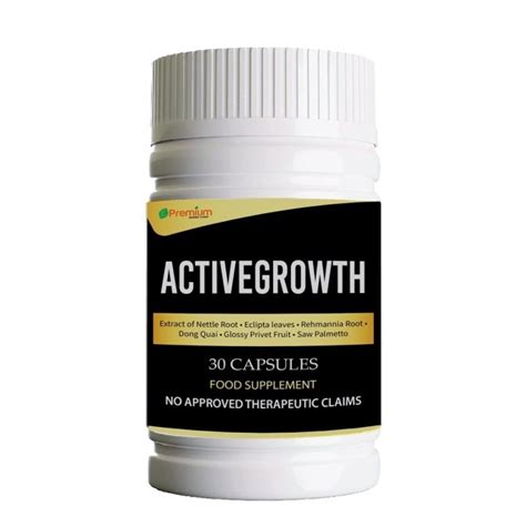 Active Growth Hair Grower Hair Growth Castor Oil Novu Hair Minoxidil
