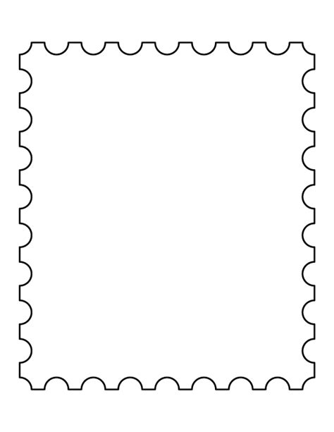 Post Stamp Template