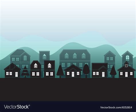 Cityscape2 Royalty Free Vector Image Vectorstock
