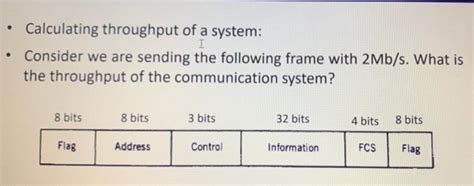 Solved Calculating Throughput Of A System I Consider We Chegg Com