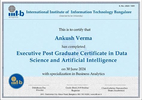 Advanced Data Science Course Iiit Bangalore Upgrad