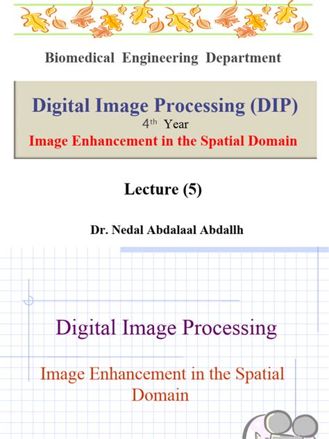 dip lecture pdf computer vision signal processing