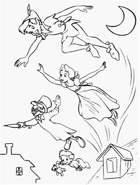 Peter Pan And Wendy Coloring Pages Free Peter Pan Coloring Pages My Xxx Hot Girl