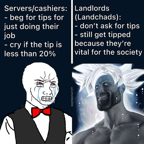 Rentoid Serverscashiers Vs Landpilled Landchads Rmemes
