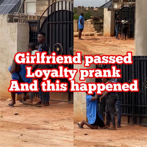 He Did A Loyalty Prank On His Girlfriend Of 3years He Was Surprised