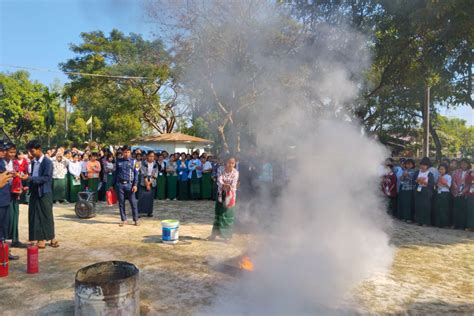 ထန်းတပင်မြို့နယ်၌ စာသင်ကျောင်းအခြေပြုမီးဘေးကြိုတင်ကာကွယ
