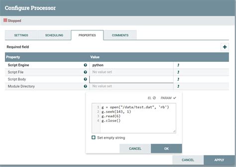 Running Executescriptprocessor In Nifi Stack Overflow