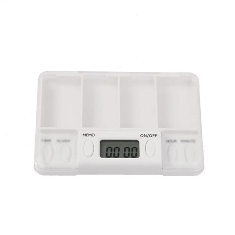 하루 4번 타이머 알약케이스 비타민 알람 휴대용약통 홈플러스 택배배송