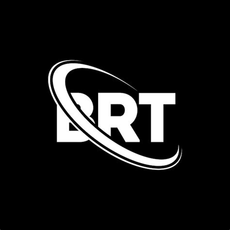 Logotipo Brt Letra Brt Logotipo De Letra Brt Iníciais Brt Ligadas