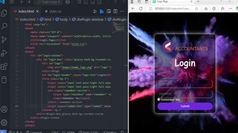 Login Page Design Using Html Css In Hindi Satya Gyan A4 Youtube