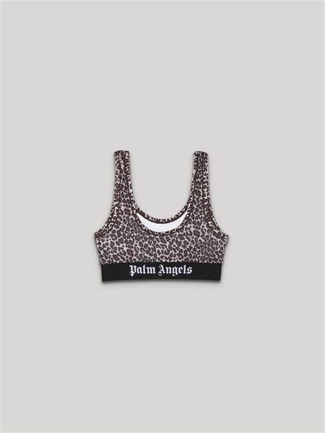 Leopard Sports Bra Palm Angels® Official