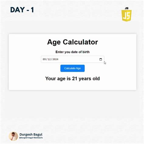 Durgesh Bagul On Linkedin 20daysofcode Html Css Javascript