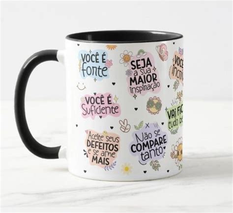 Caneca Personalizada Frases Motivação Motivacional Elo7 Produtos