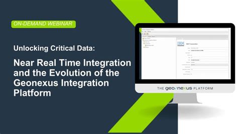 Learn About Near Real Time Nrt Data Management With Geonexus Geonexus Posted On The Topic