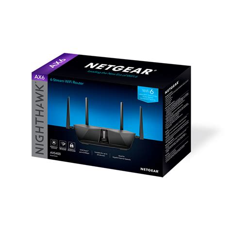 RAX50 Nighthawk 6 Stream Dual Band WiFi 6 Router up to 5 4Gbps Netgear ชอปออนไลน สดยอด