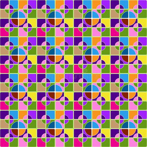 Seamless Bubble Illusion Pattern Stock Vector Illustration Of