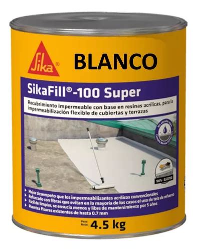 Sikafill Super Blanco Impermeabilizante X Kg Cuotas sin interés