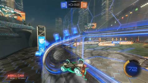 Goofy Chip Shot In Rl💀 Rrocketleague