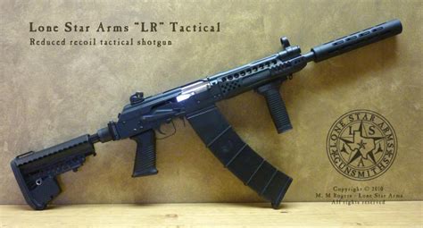Lone Star Arms Low Recoil Tactical Shotgun Lone Star Arms Saiga 12