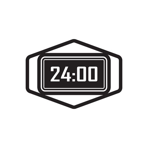 Clock Logo Icon Design Vector Illustration Vector Art At Vecteezy