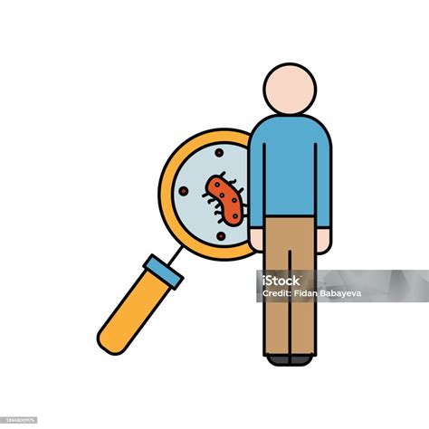 질병 박테리아 헬스케어 라인 아이콘 박테리아 바이러스 일러스트 아이콘의 요소 웹 로고 모바일 앱 Ui Ux에 기호 기호를 사용할 수 있습니다 0명에 대한 스톡 벡터 아트 및