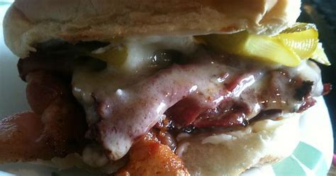 Hot Pastrami Bacon And Shaved Pickles Imgur