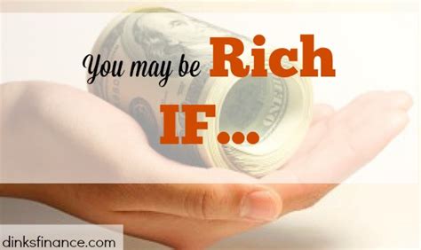 You May Be Rich If Dinks Finance