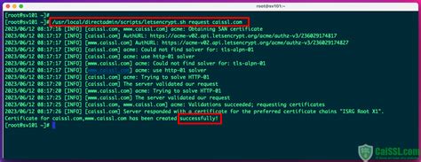 Hướng dẫn cài SSL DirectAdmin bằng lệnh CaiSSL