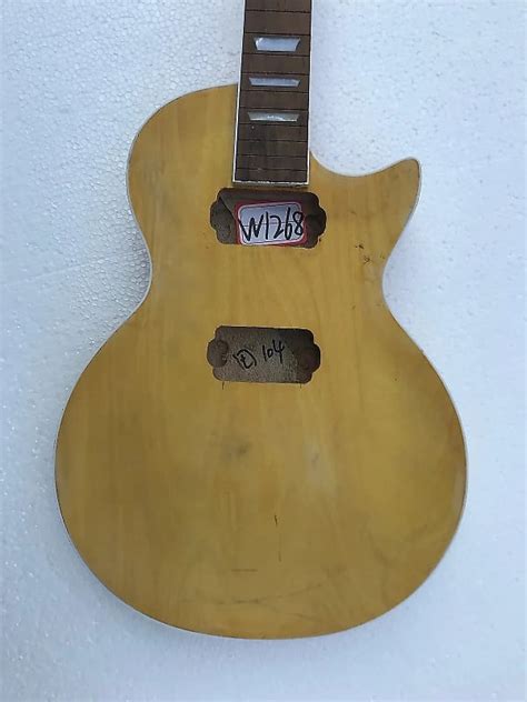 Diy Project Lp Les Paul Style Guitar Unfinished Body With Reverb