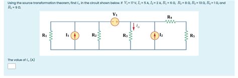 Solved Using The Source Transformation Theorem Find I In