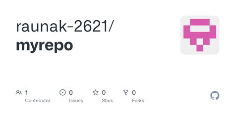 GitHub Raunak 2621 Myrepo