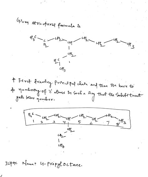 Solved Provide The Iupac Name For The Condensed Structural Formula