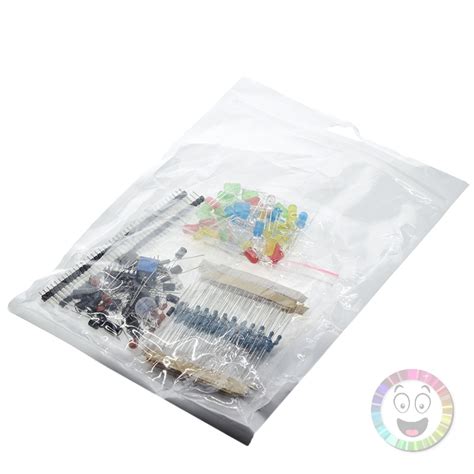 Kit Componentes Eletrônicos Arduino Iniciante Incriveis 211 Itens Diodo Led Potenciometro