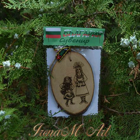 Декорация от дървени шайби с Народни мотиви Ръчно изработени изделия