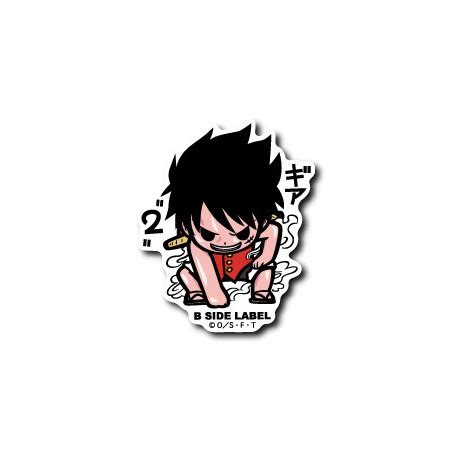 Stickers Set Luffy Gear One Piece B SIDE LABEL Meccha Japan