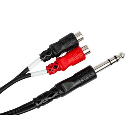 HOSA Stereo Breakout In TRS Male To Dual RCA Female Accessories Bananas At Large Inc