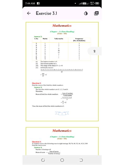 Data Handling Table 2 Pdf