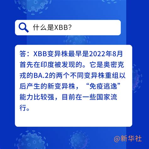 海报六问六答带你了解xbb变异毒株关键点新华社问题进行