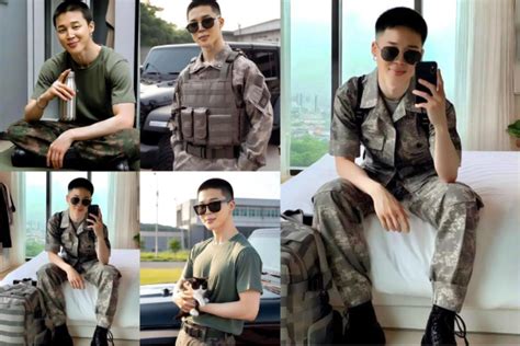 Fotos de Jimin de BTS en el servicio militar de Corea del Sur así se