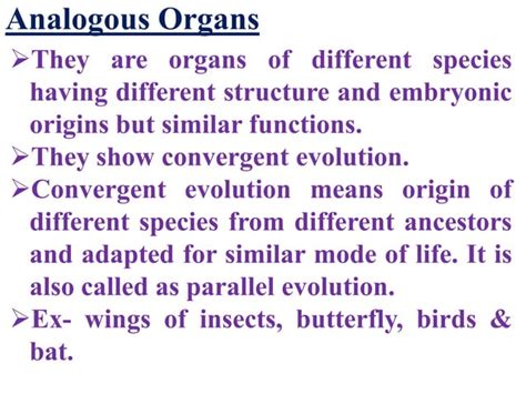 Evidences Of Organic Evolution Ppt
