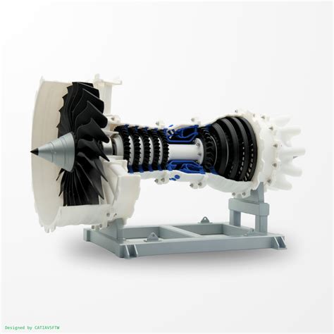 Jet Engine Components Kit 001 By Linus3d