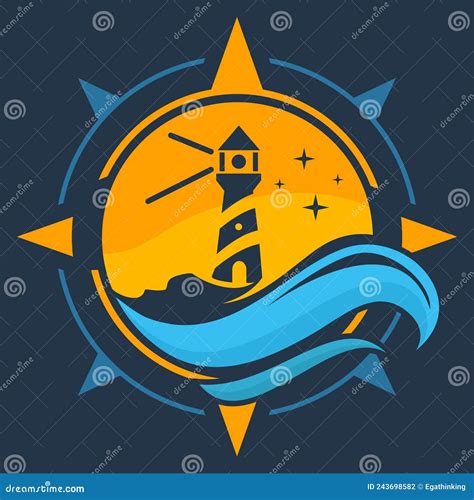 Compas Vector Line Art Illustration Symbol Perfect