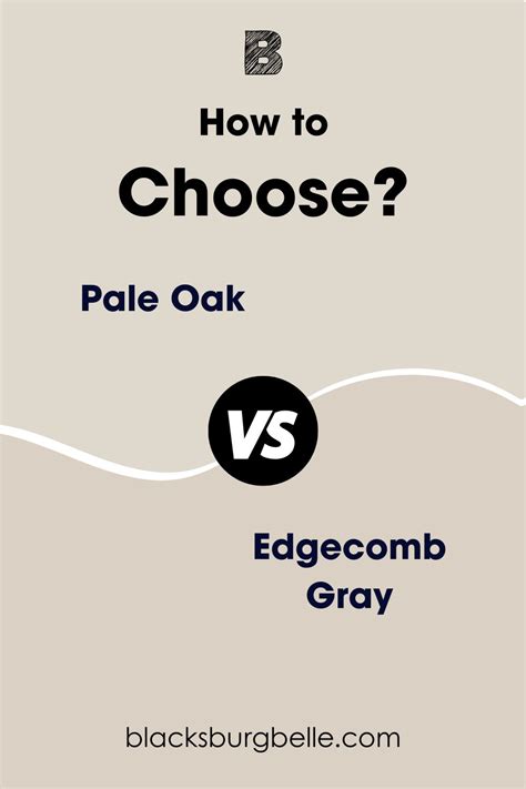 Benjamin Moore Pale Oak Vs Edgecomb Gray How To Choose
