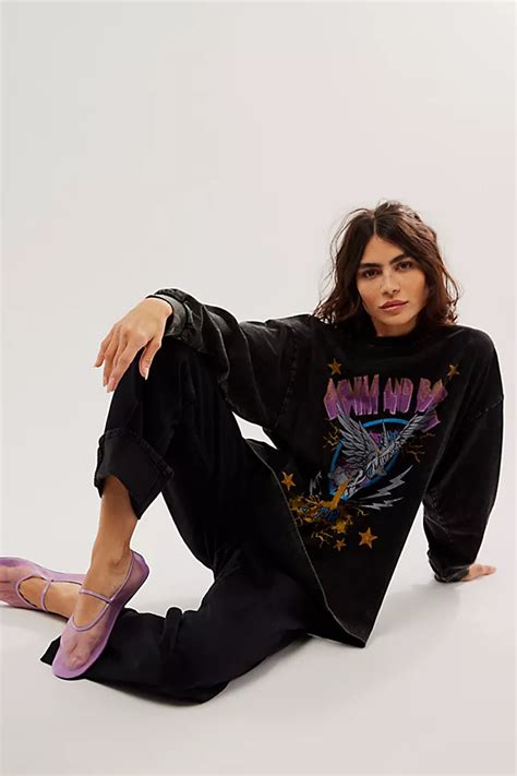 Denim And Bone Tour Long Sleeve Tee Free People