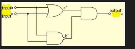 Solved The Following Logic Circuit Had Inputs A And B As Chegg